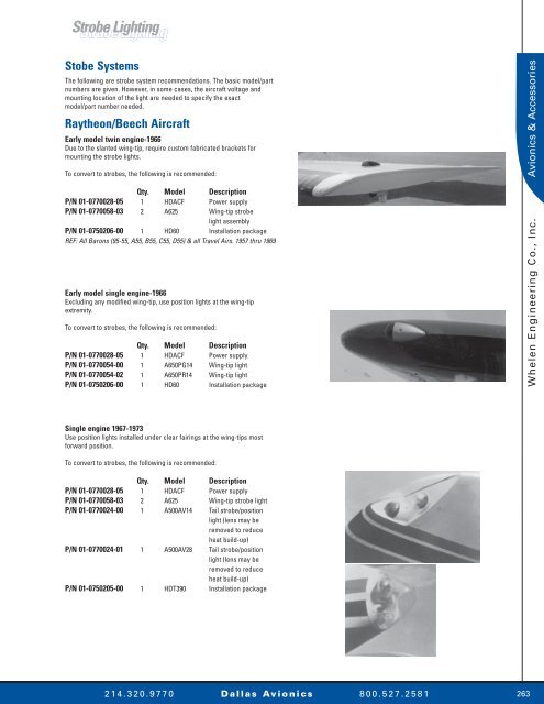 Whelen Post Lights Aircraft | Shelly Lighting