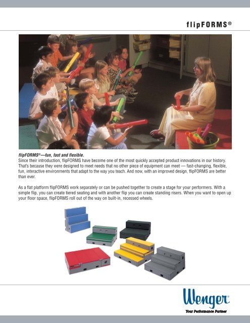 flipFORMS - Wenger Corporation