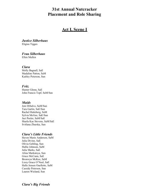 20th Annual Nutcracker - Iowa State Center