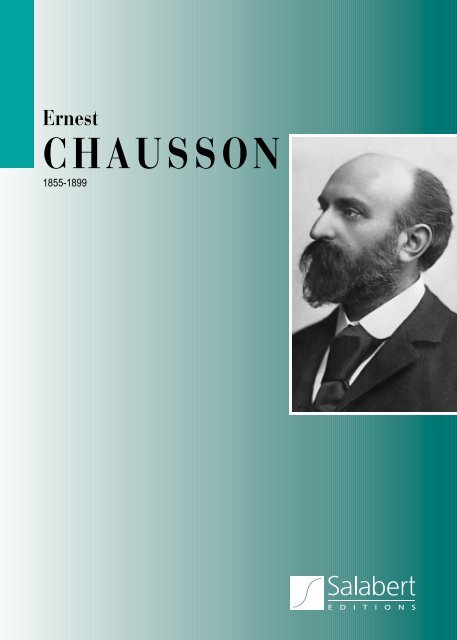 Ernest CHAUSSON - durand-salabert-eschig