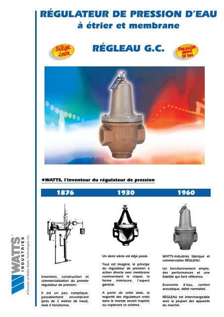 doc com regleau - Watts Industries