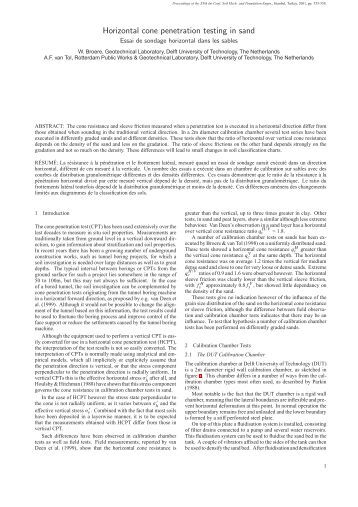 ^-PENETROMETER APPLICATION, SANDS, PERTH