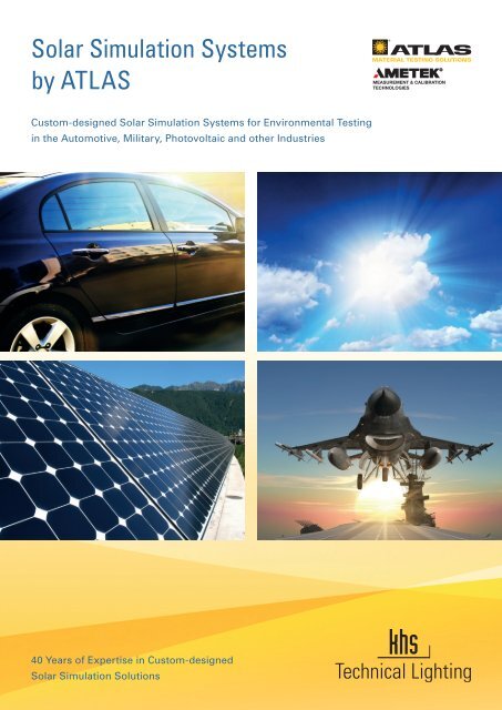 Solar Simulation Systems by ATLAS