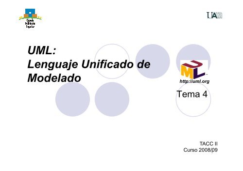UML: Lenguaje Unificado de Modelado