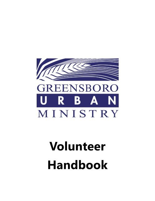 Volunteer Handbook