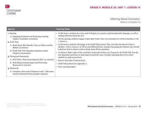 GRADE 8: MODULE 2