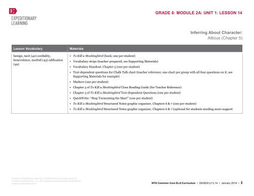 GRADE 8: MODULE 2