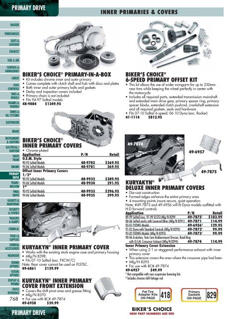 Primary Drive - Harley-DavidsonÂ® Parts and Accessories