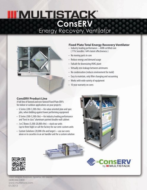 ConsERV Fact Sheet - Multistack