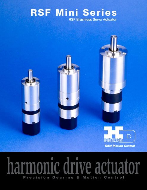 RSF Mini Series - Harmonic Drive LLC