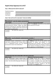 Unit Eight: Principles of Critical Appraisal - Cochrane Public Health ...