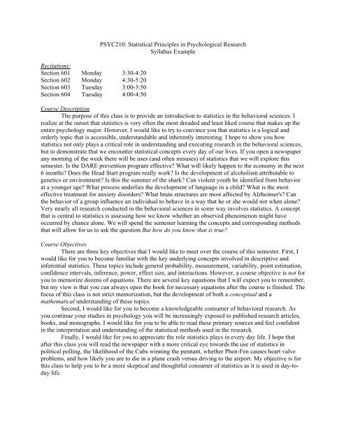 PSYC 210: Statistical Principles in Psychological Research
