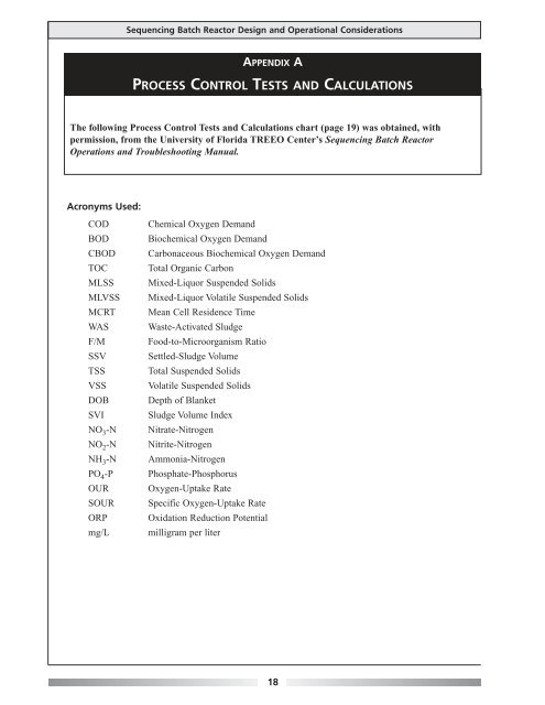 Sequencing Batch Reactor