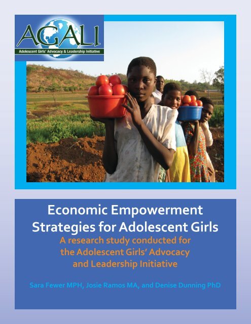 Adolescent Girls' Economic Empowerment report