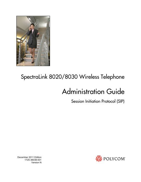SpectraLink 8020/8030 Wireless Telephone ... - Polycom