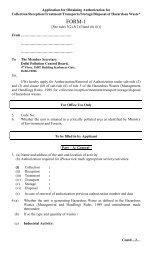 (Hazardous Waste) - Form - 1 - State Pollution Control Board