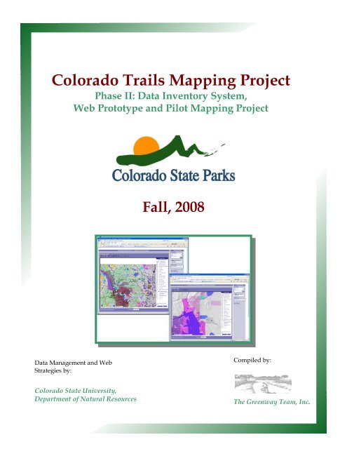 Colorado Trails Mapping Project Phase II - Colorado State Parks