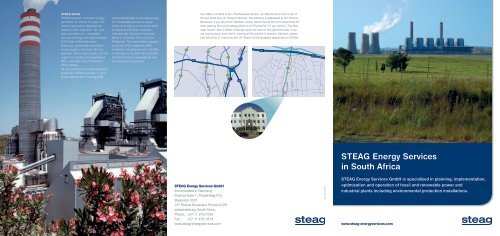STEAG Energy Services in South Africa