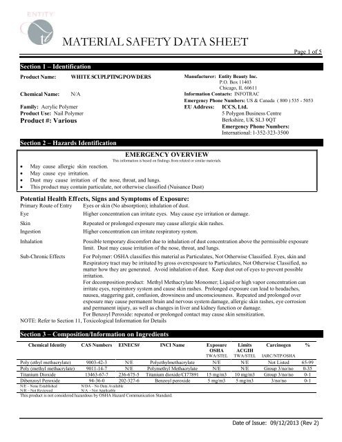White Sculpting Powder (PDF) - Entity Beauty