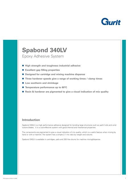 Spabond 340LV - Gurit