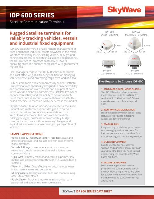 IDP-690 - SkyWave Mobile Communications
