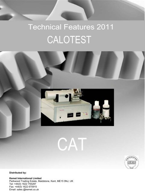 Calotest for measuring coating thickness - Kemet International