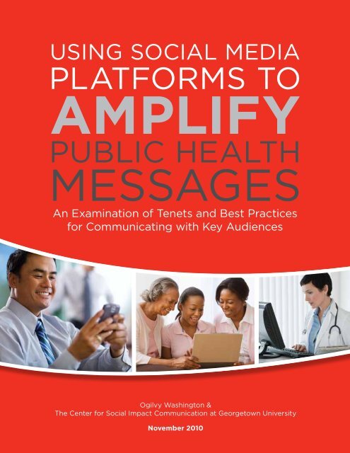 Using Social Media Platforms to Amplify Public Health Messages