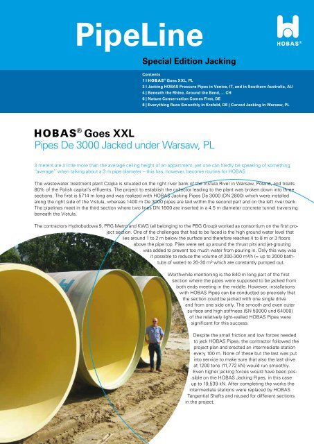 PipeLine - Hobas