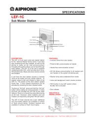 AIPHONE GF-MK Concierge Multi-Tenant Intercom Station