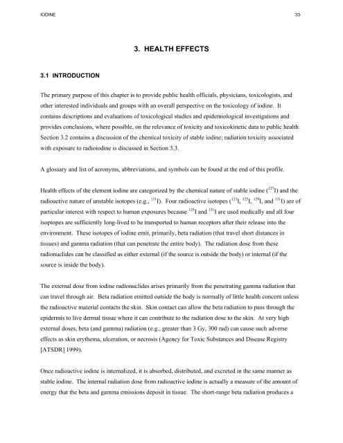 3. HEALTH EFFECTS