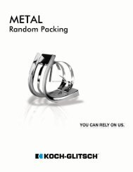 INTALOX ULTRA random packing - Koch-Glitsch