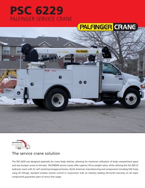 PSC 6229 - Tiffin Loader Crane