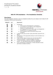 PRE-INSTALLATION CHECKLIST Customer ... - Hope Air Systems