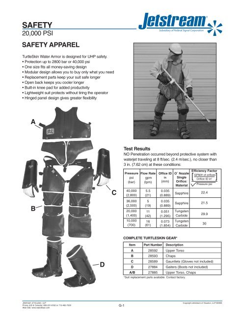 Section G-Safety - Jetstream