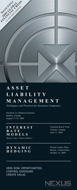 Asset LiAbiLity MAnAgeMent - Nexus Risk Management