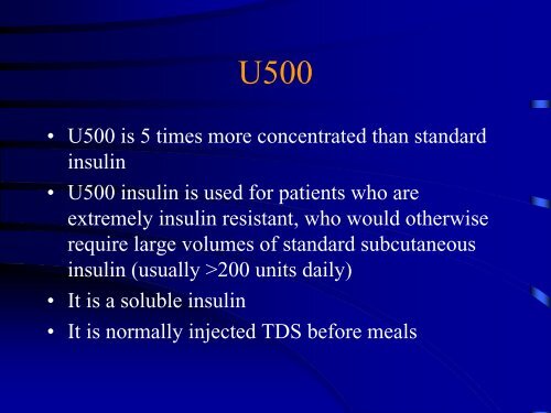 U500 insulin Humulin R