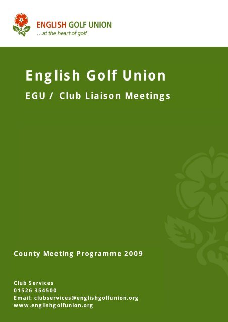 English Golf Union - England Golf