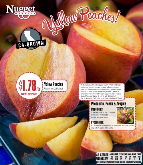 Download a PDF version of our print ad - Nugget Market