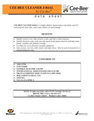 Super Bee 300LF Cleaner - McGean