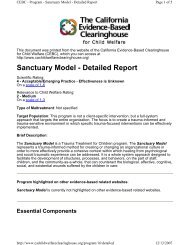 The Sanctuary Model of Trauma Informed Organizational Change