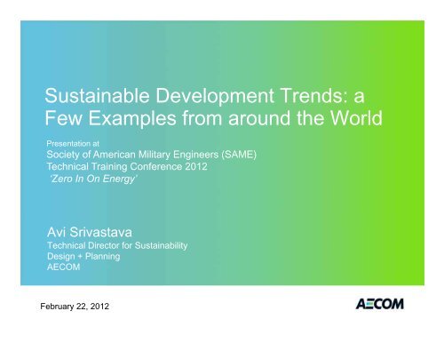 Sustainable Development Examples