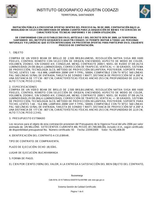 instituto geografico agustin codazzi - Instituto Geográfico Agustín ...