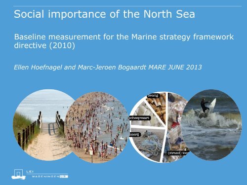 Social importance of the North Sea