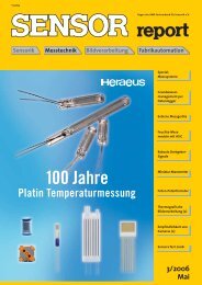 Platinum temperature sensor Type C - Heraeus Sensor Technology