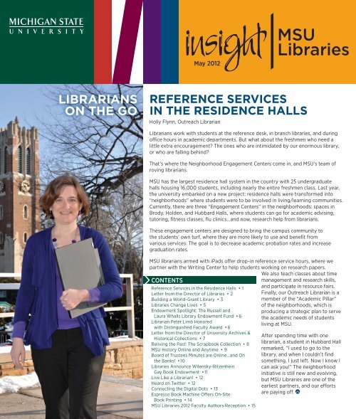 Insight May 2012v6.indd - Michigan State University