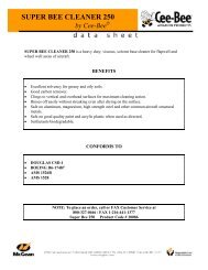 CEE-BEE CLEANER R-681 AEROSOL by Cee-Bee - McGean