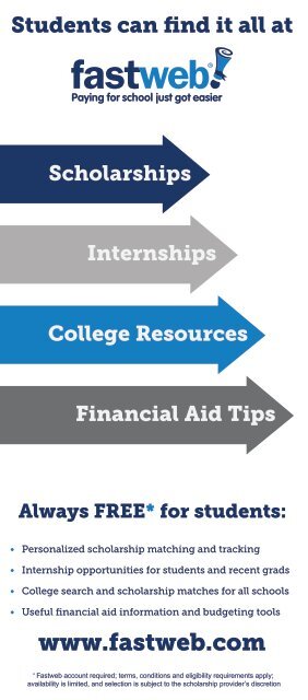 Student Handout, front and back - Fastweb