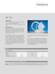 Quartz Glass Tubes - Heraeus Quarzglas