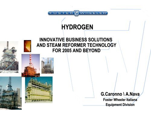 HYDROGEN - Foster Wheeler Italiana