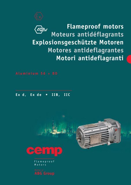 Atav-Flameproof Motors - CEMP